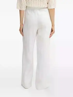 OUI Wide Leg Linen Trousers