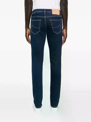 Jacob Cohen Logo-embroidered Jeans