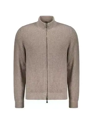 Fedeli High Collar Zip Cardigan