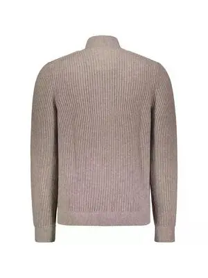 Fedeli High Collar Zip Cardigan