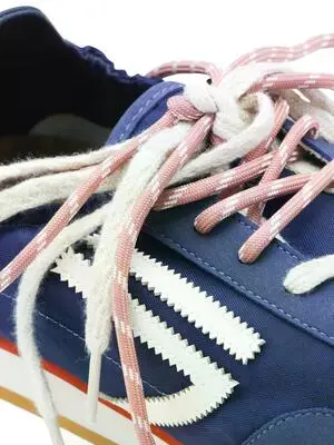 PURAAI Panelled Lace-up Sneakers With Logo Detail - Blue