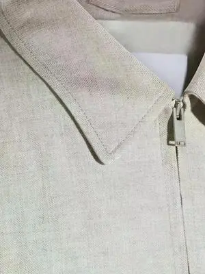 LARDINI Linen Shirt Jacket