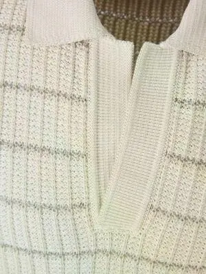 Brioni Striped Knit T-shirt - Neutrals