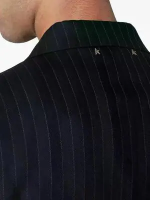 GOLDEN GOOSE Pinstripe Double-breasted Suit Jacket