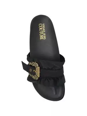 Versace Ruffled Slides
