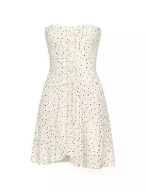 Isabel Marant Polka-dot Ruffled Mini Dress