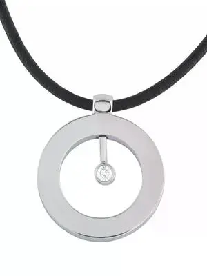 Roberto Coin 18k White Gold Diamond And Ruby Necklace