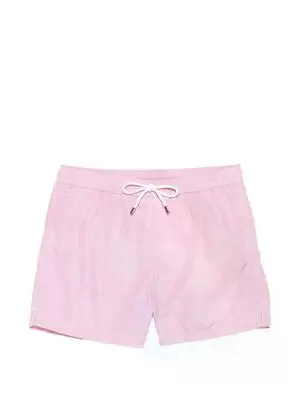Fedeli Drawstring Beach Shorts - Pink