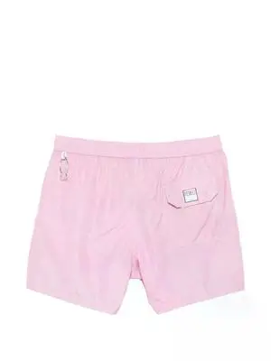 Fedeli Drawstring Beach Shorts - Pink