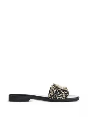Just Cavalli Logo Appliqué Sandals