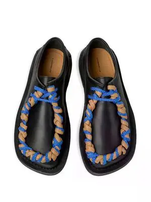 Camper Braided Leather Loafers