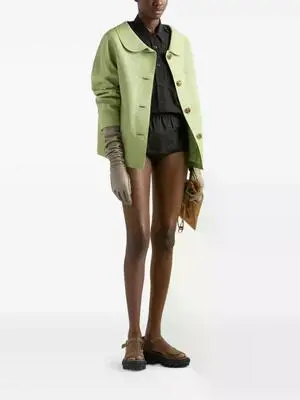 Prada Nappa Leather Jacket - Green