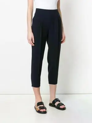 Alberto Biani Cropped Trousers - Blue