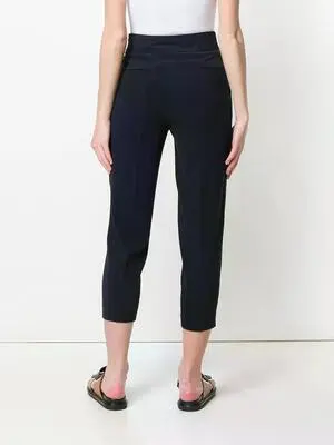 Alberto Biani Cropped Trousers - Blue