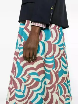 Marni Printed Midi Skirt