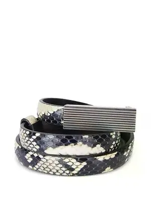 Khaite Empire Croc Effect Belt
