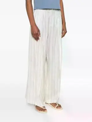 ELEH Striped Wide-leg Trousers