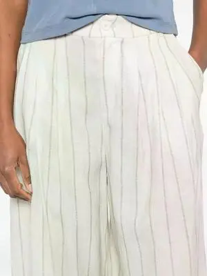 ELEH Striped Wide-leg Trousers