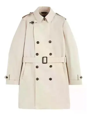 FAY Belted Trench Coat - Neutrals