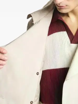 FAY Belted Trench Coat - Neutrals