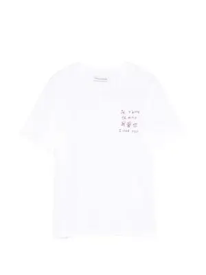 Maison Labiche Lettering T-shirt - White