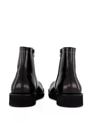 MAISON MARGIELA Square-toe Leather Boots