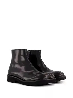 MAISON MARGIELA Square-toe Leather Boots