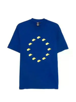 COWBOYS OF HABIT Graphic-print T-shirt - Blue