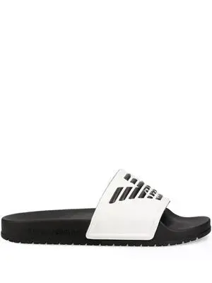 Emporio Armani Logo-debossed Slides