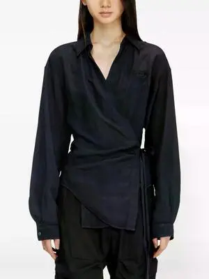 DIESEL® Wrap-around Shirt - Blue