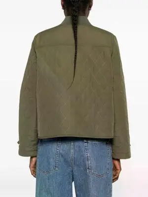 Barbour Quilted Zip-front Jacket - Green