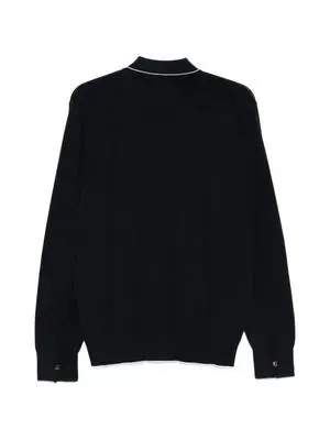 Eleventy Contrasting-trim Cardigan