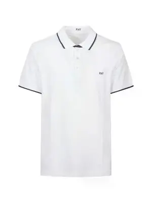 FAY Tipped Collar Polo