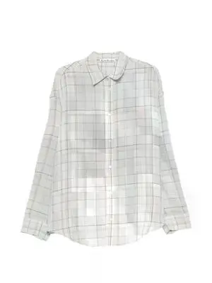 Acne Studios Checked Embroidered Shirt