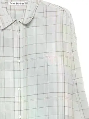 Acne Studios Checked Embroidered Shirt