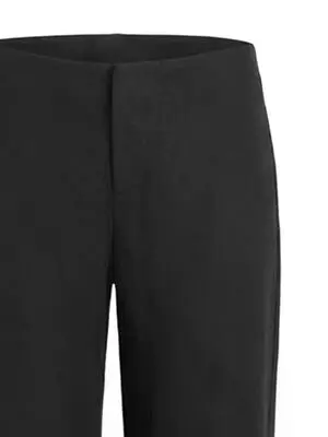 REFORMATION Vida Low Rise Linen Trousers - Black