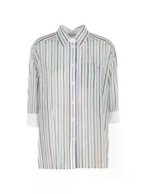 SEMICOUTURE Striped Pocket Shirt