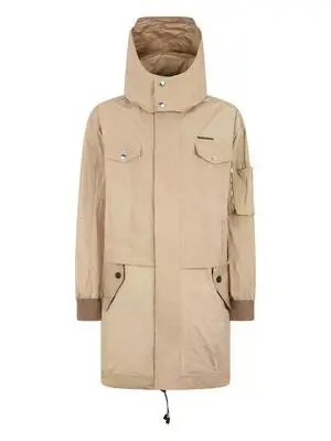 Dsquared2 Hooded Long-sleeve Parka