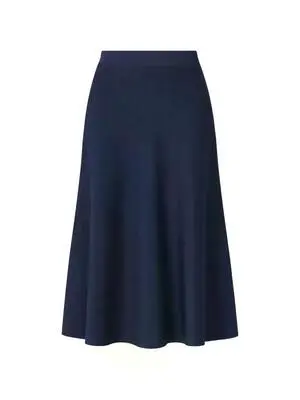 Max Mara Knitted A-line Midi Skirt