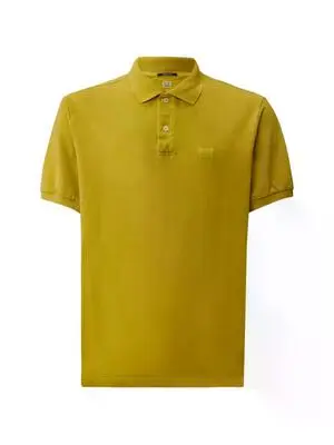 C.P. COMPANY Button Polo Shirt - Yellow