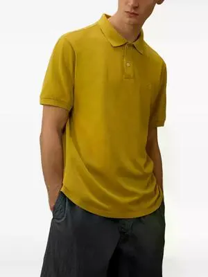 C.P. COMPANY Button Polo Shirt - Yellow
