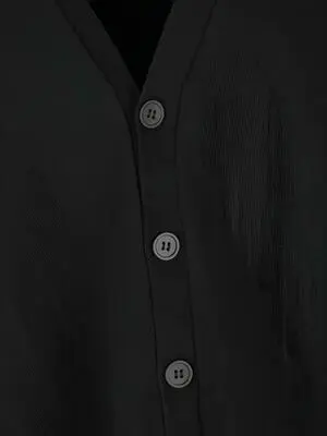 Loewe Buttoned Knitted Cardigan - Black