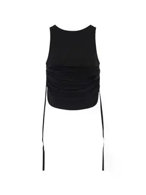 ANN DEMEULEMEESTER Wrinkled Tank Top
