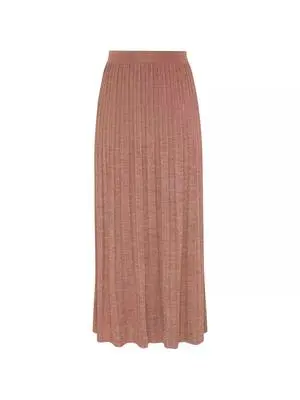 Zimmermann Wanderlust Metallic Midi Skirt