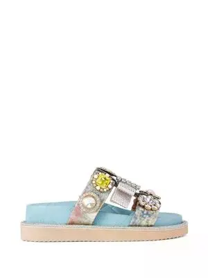 Kurt Geiger Ornate Orson Crystal-embellishment Sandals