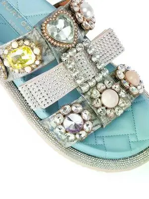 Kurt Geiger Ornate Orson Crystal-embellishment Sandals