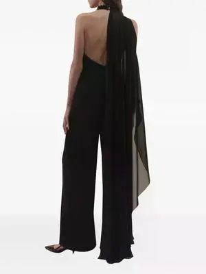 GEMY MAALOUF Backless Split Jumpsuit