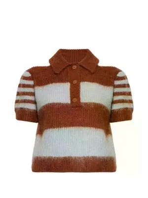 ALLSAINTS Striped Polo Top