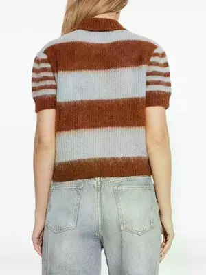 ALLSAINTS Striped Polo Top