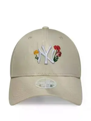 New Era 9forty Floral-embellishment Baseball Cap - Neutrals